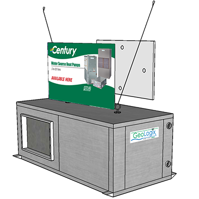 FOAMCOR HBH DISPLAY 34IN L X 19INCH W X 11INCH T - HBHD-CY
